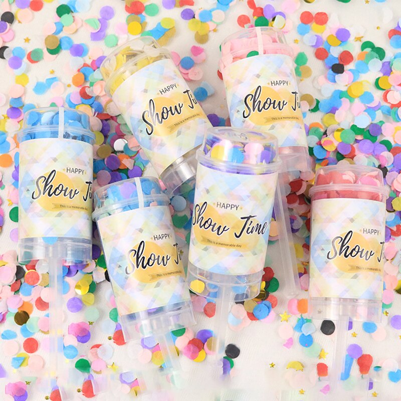 Push Pop Party Confetti Poppers For Wedding Happy ... – Grandado