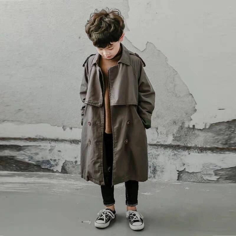 Spring Boys Clothes Loose Coat Jackets Girls Cotto... – Grandado