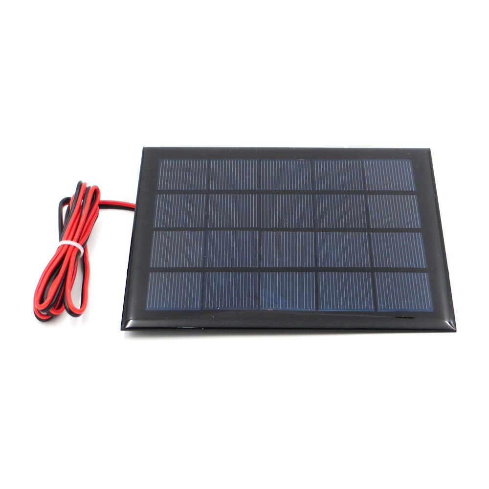 5V 500mA with 100cm extend cable Solar Panel Polycrystalline Silicon ...