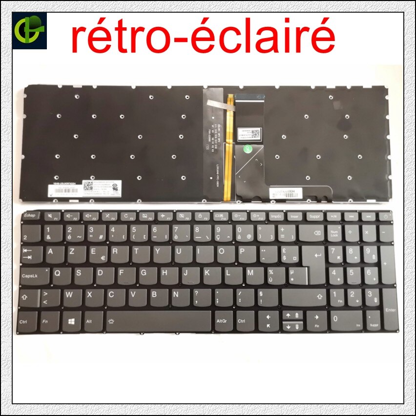 French Backlit Azerty Keyboard for Lenovo IdeaPad ... – Vicedeal