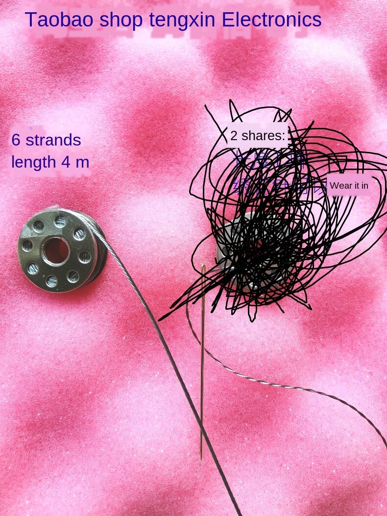 conductive stainless Steel Sewing Thread - 22 Mete... – Grandado