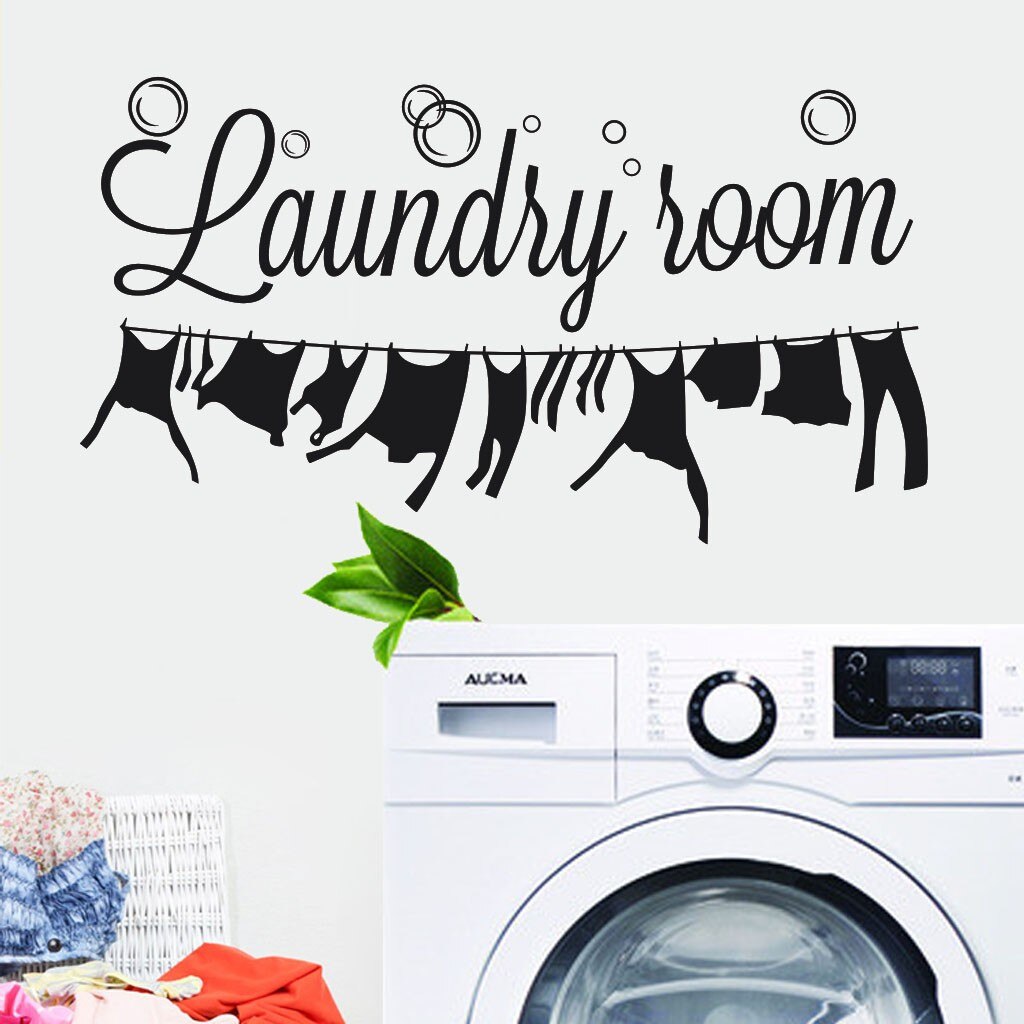 Wall Sticker Laundry Room Home Decor Wall Sticker ... – Grandado