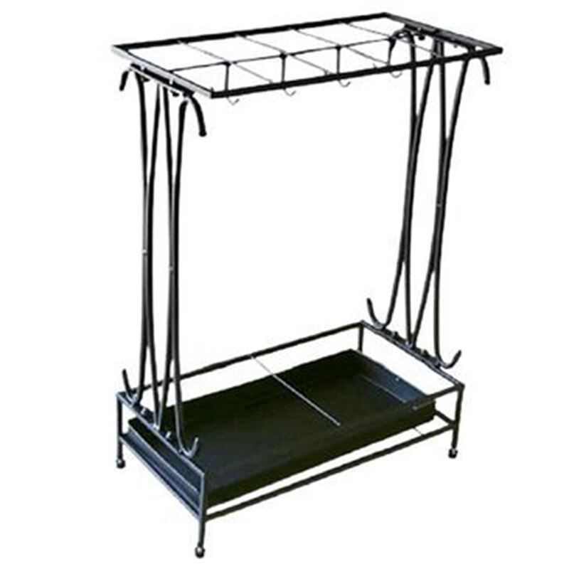 Umbrella Stand with Detachable Drip Tray Hook, Met... – Vicedeal