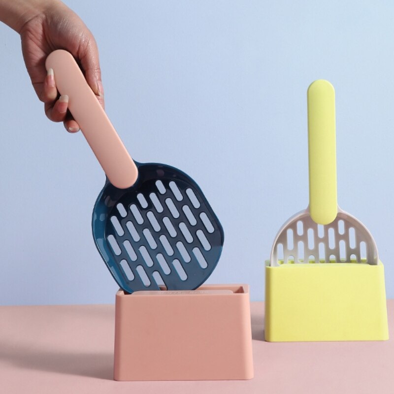 Cats Poop Scoop with Storage Box Cleaning Shovel K... – Vicedeal