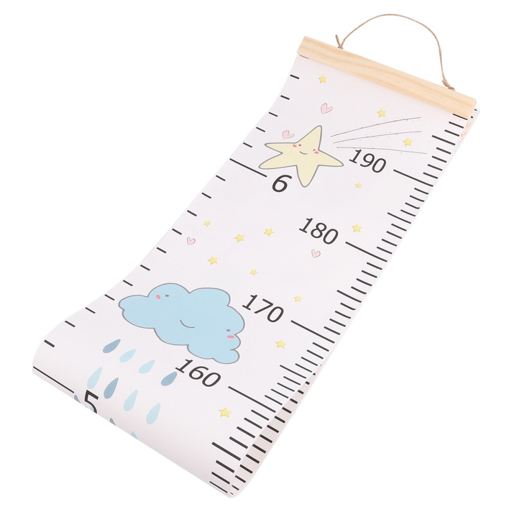 Train Pattern Kids Growth Chart Children Height Me... – Grandado