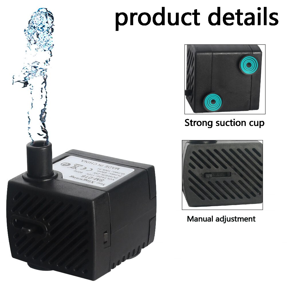 AC 110V/220V-240V 2.5W Miniature Black Electric Su... – Vicedeal