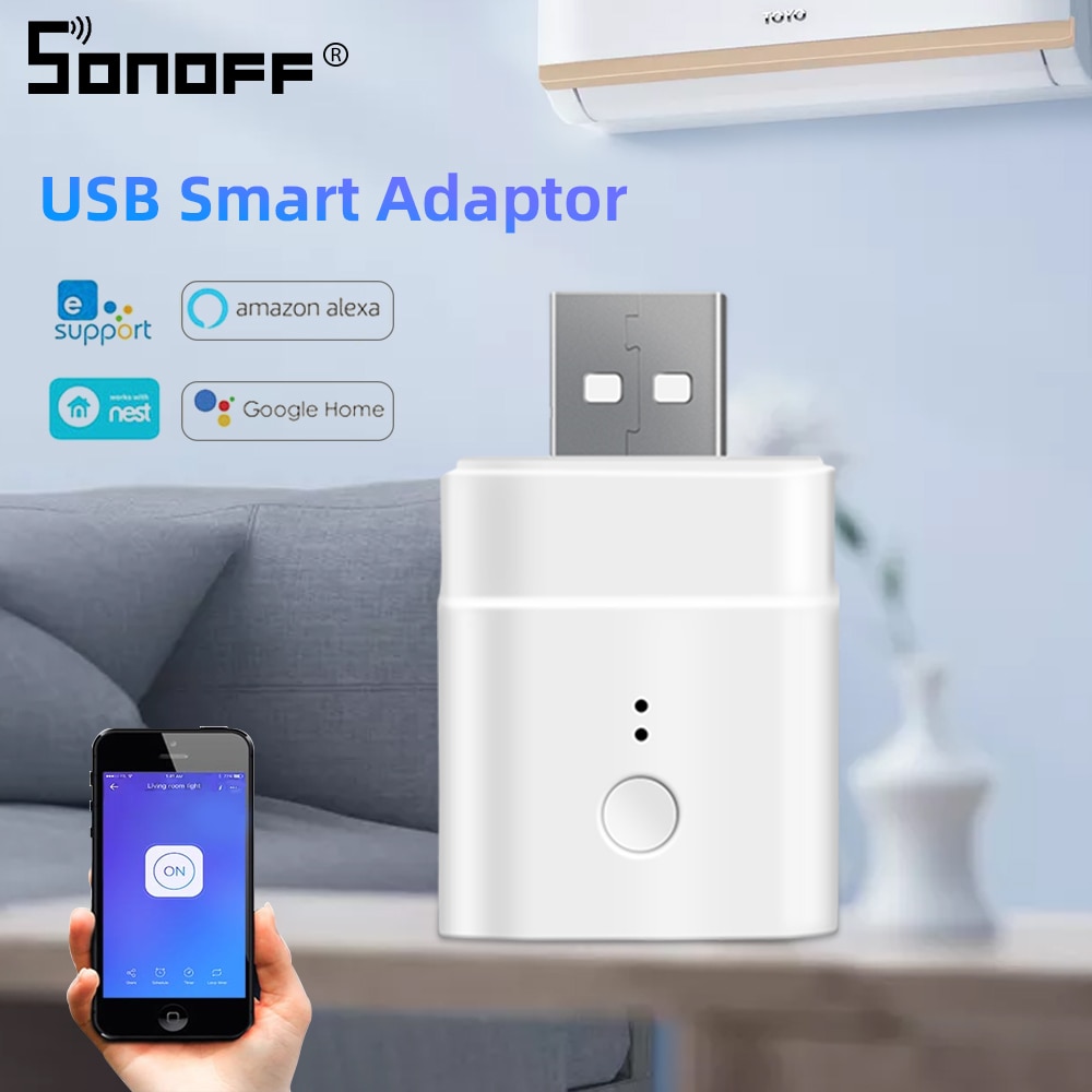 Sonoff Micro Mini Usb Adapter Wifi Schakelaar 5V W... – Grandado