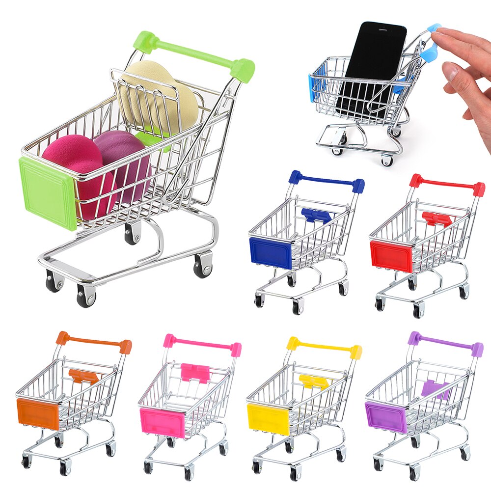 Mini Baby Supermarket Handcart Shopping Cart Deskt... – Vicedeal