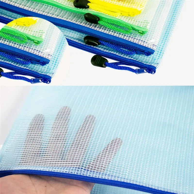 A4 Grid Transparent Document Organizer PVC Zipper ... – Grandado