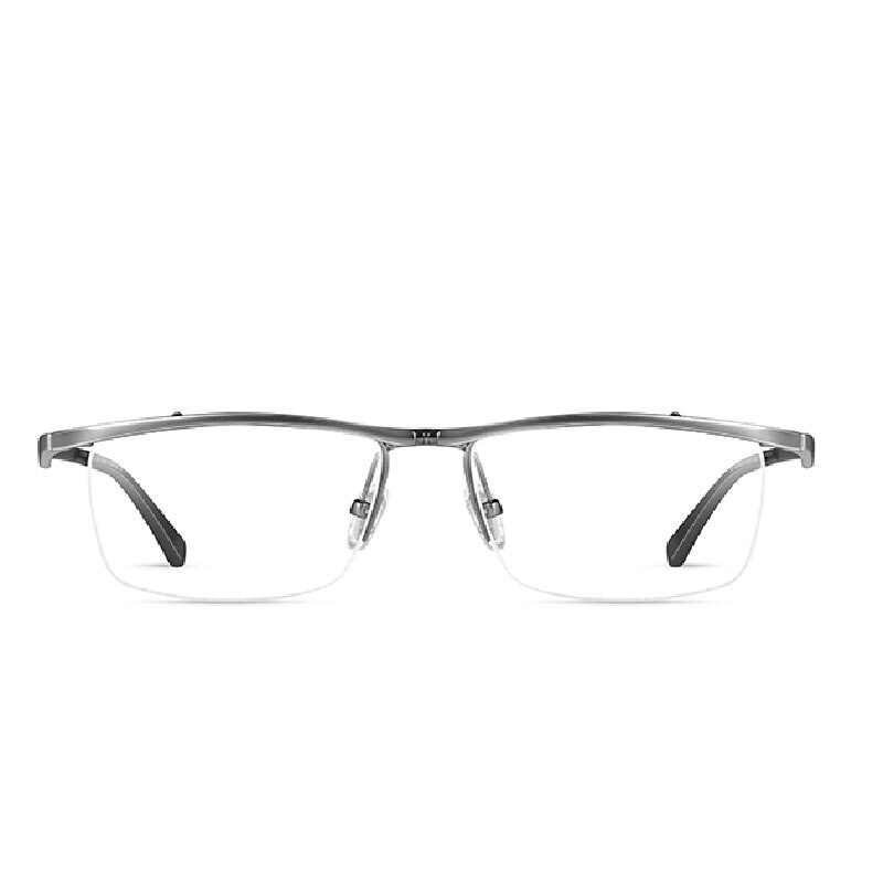 Pure Titanium Frame Glasses Half Rim Eye Glasses M... – Grandado
