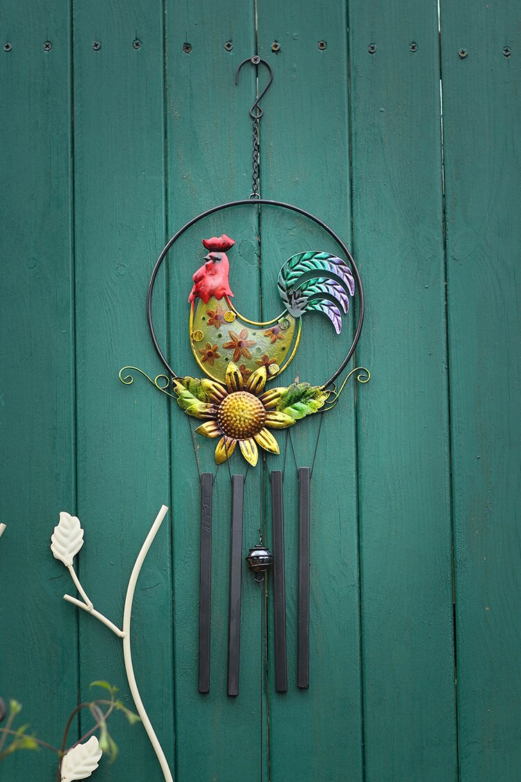 Tuin Wind Chime Ijzeren Cirkel Haan Outdoor Decora... – Vicedeal