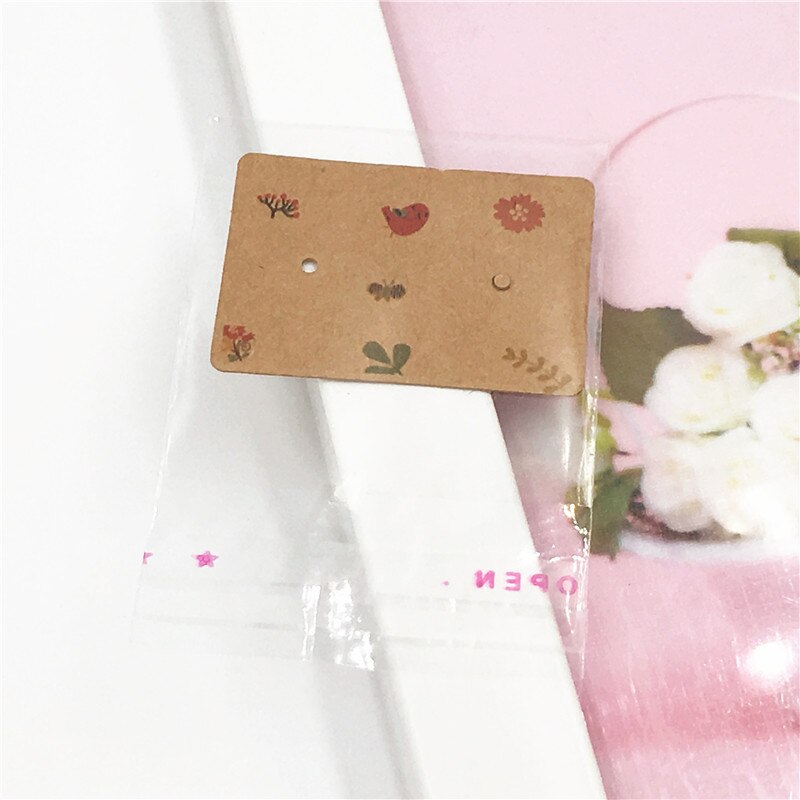 200Pcs 2.5x3.5cm Paper Earring Packaging Cards Mul... – Vicedeal