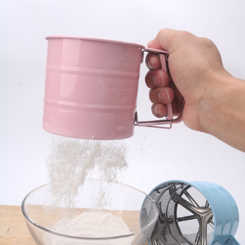 Handheld Mesh Flour Sifter Stainless Semi-automati... – Grandado