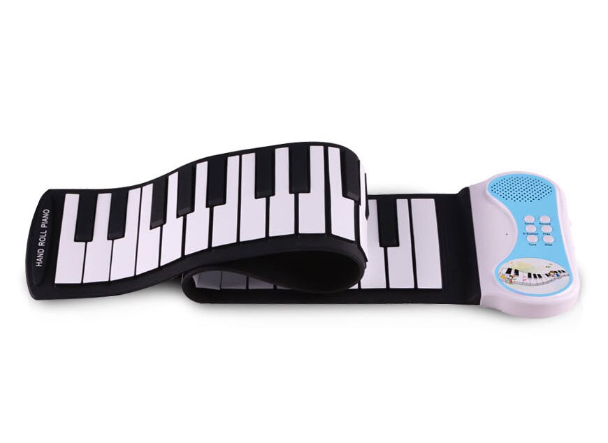 49 tangenter roll up silikone klaver med indbygget... – Vicedeal