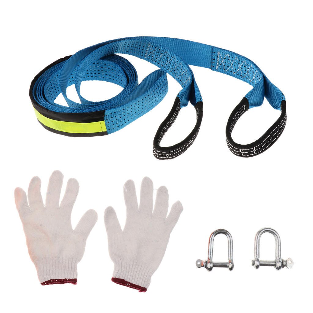 5Meters Car Grab Metal Hook Tow Rope Essential Eme... – Vicedeal