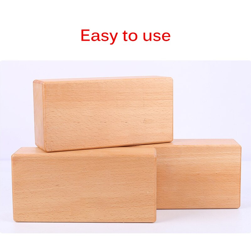Wooden Solid Yoga Block Yoga Brick Handstand Block... – Grandado