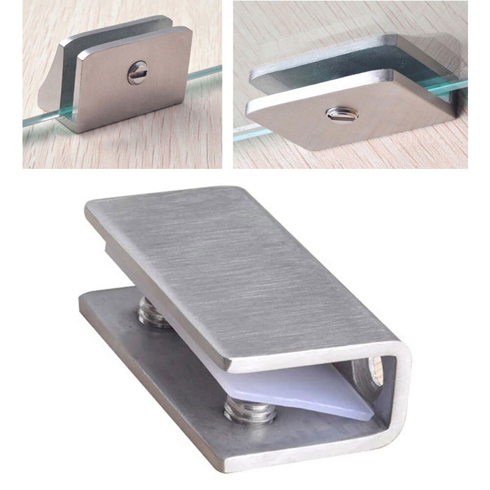 2PCS Stainless Steel Shelf Brackets Clip Bathroom ... – Vicedeal