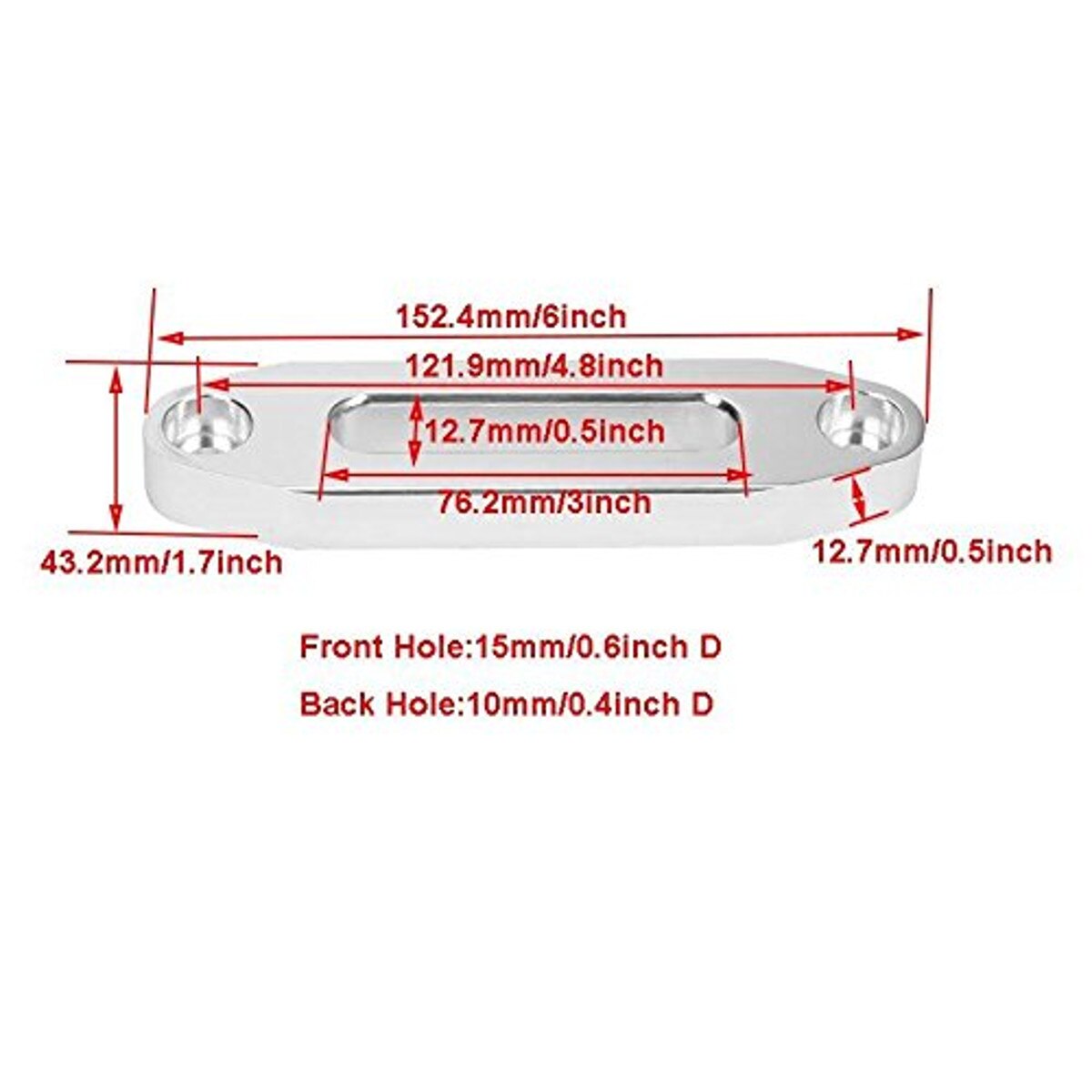 1PC 121mm 3000-4000lbs Alumimum Hawse Fairlead For... – Vicedeal