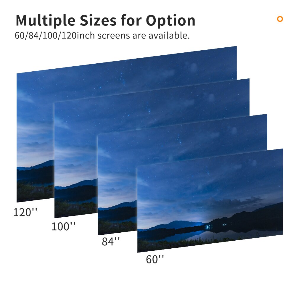 60 Inch Portable Metal Projector Screen Anti-Light... – Vicedeal