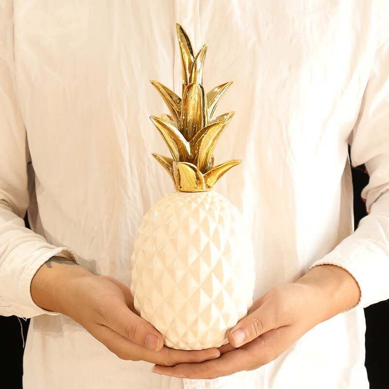 Nordic Stijl Hars Gouden Ananas Home Decor Woonkam... – Vicedeal