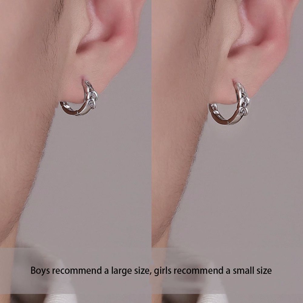 Newest Personality Cool Boys Hoop Earrings Korean ... – Grandado