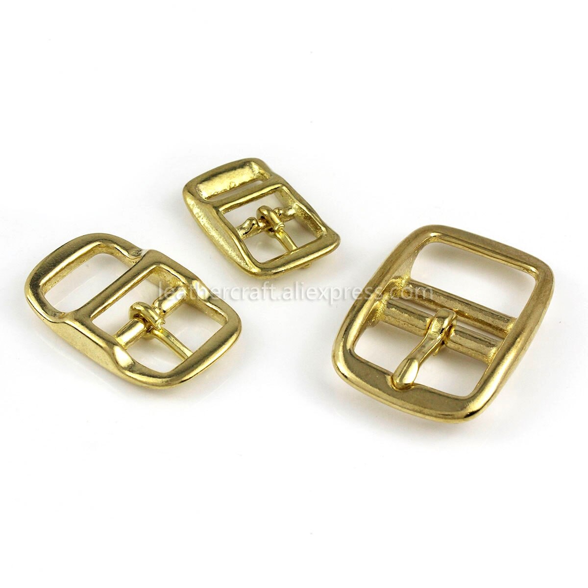 1pcs Solid Brass Belt Buckle Middle Center Bar Sin... – Grandado