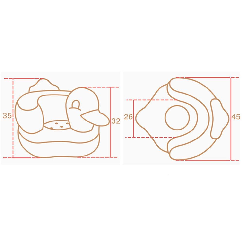 Inflatable Chair for Kids Toddlers Cute Yellow Duc... – Vicedeal