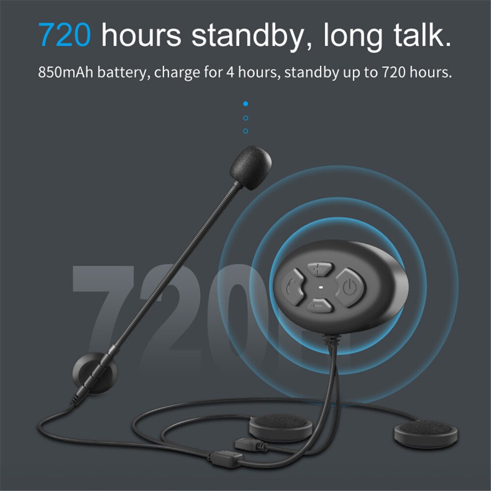 Motorhelm Intercom Bluetooth 5.0 Intercom 2 Riders... – Grandado