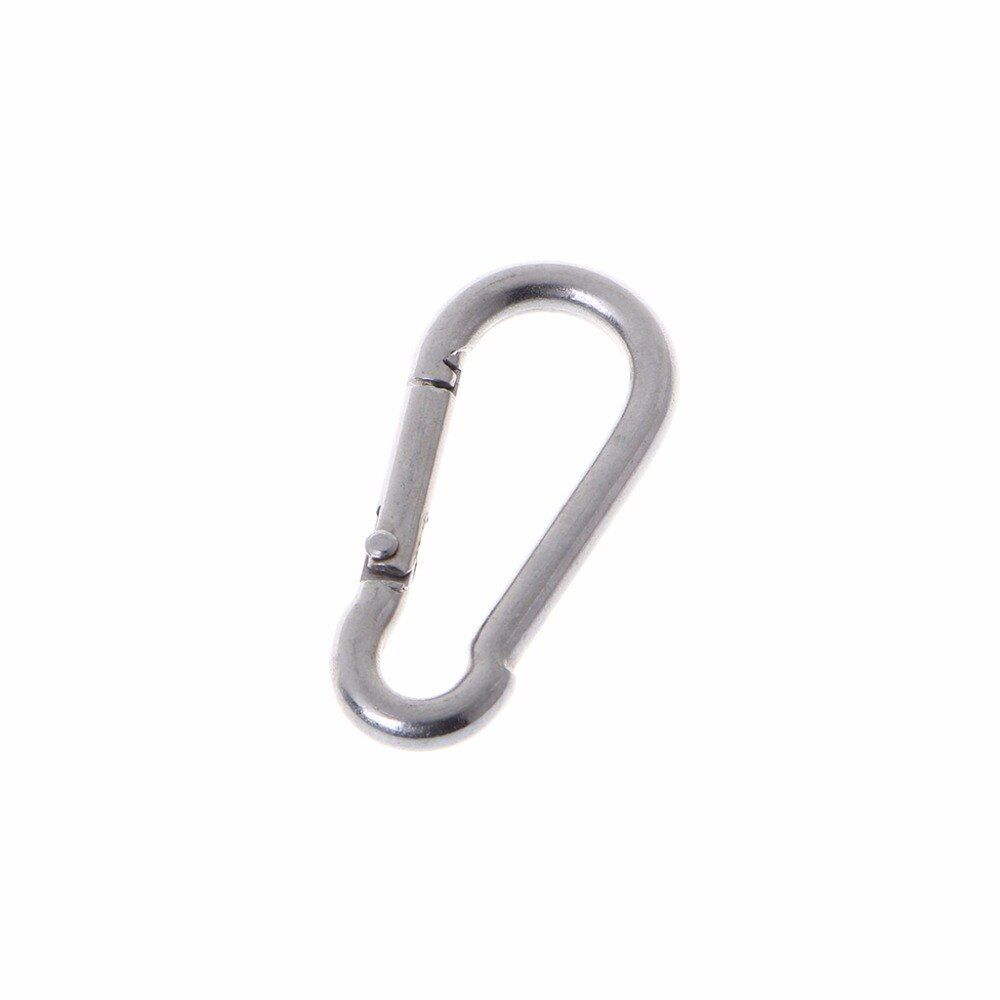 304 Stainless Steel Spring Carabiner Snap Hook Key... – Vicedeal