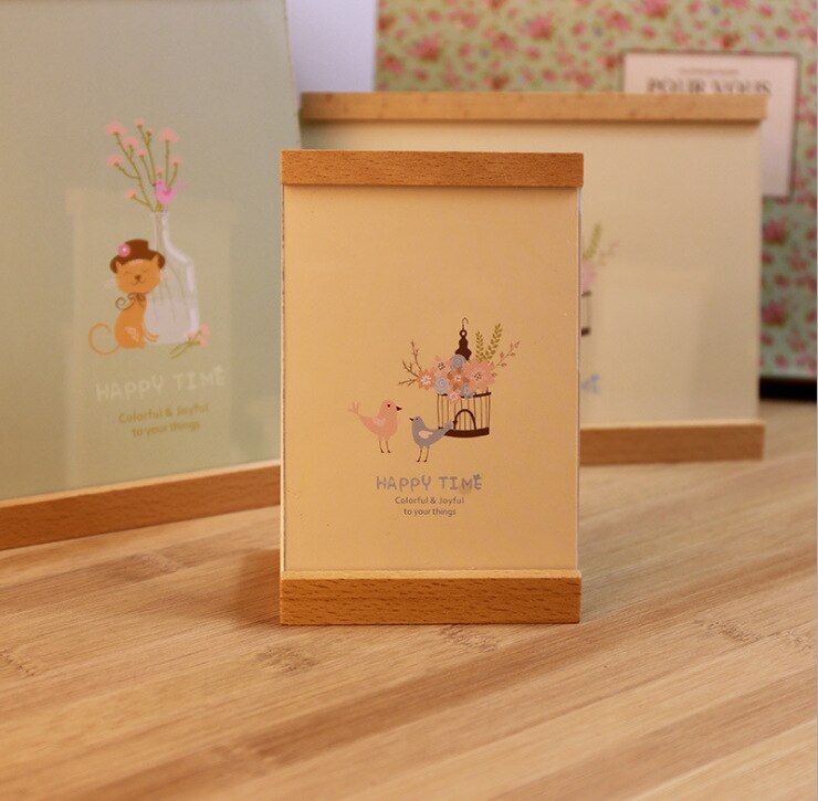 5 6 7 Inch Log Photo Frame Horizontal And Vertical Grandado