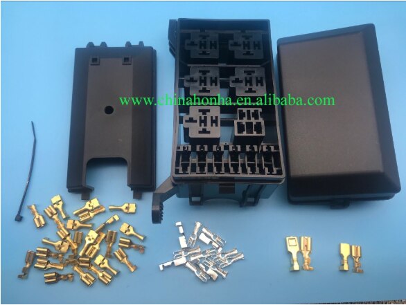 Automotive Relay Box Relay Socket Fuse Holder 6 re... – Grandado