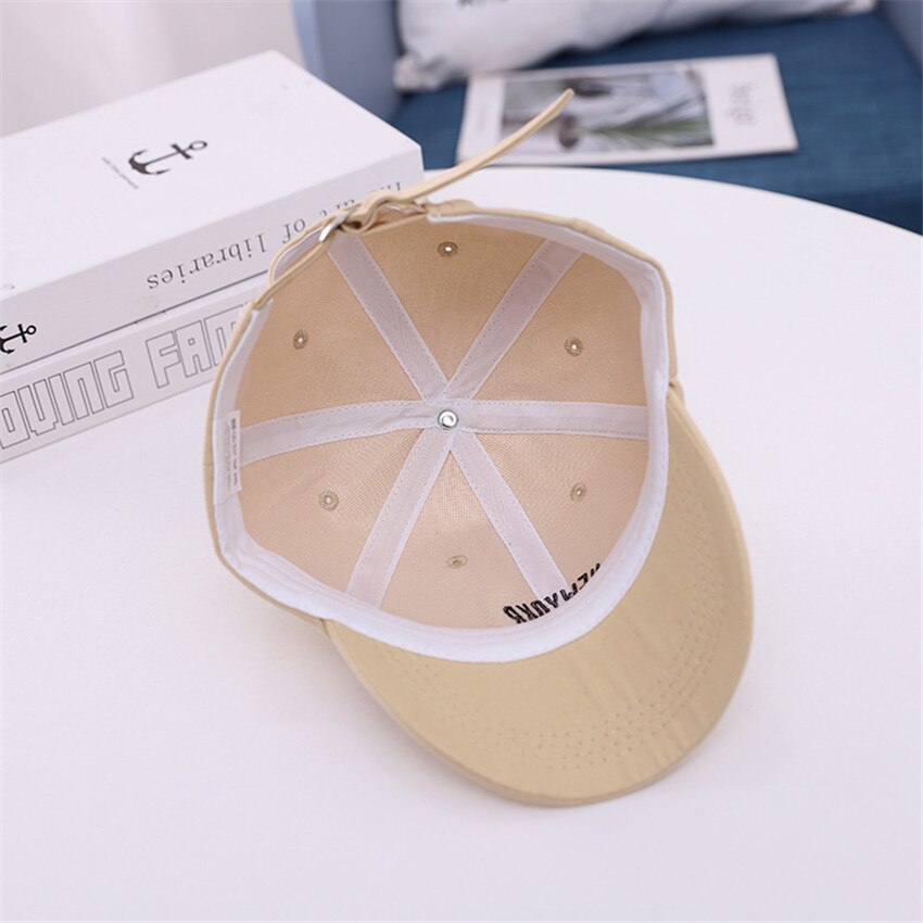 Ins Kids Baseball Cap Letter Embroidery White Blac... – Vicedeal
