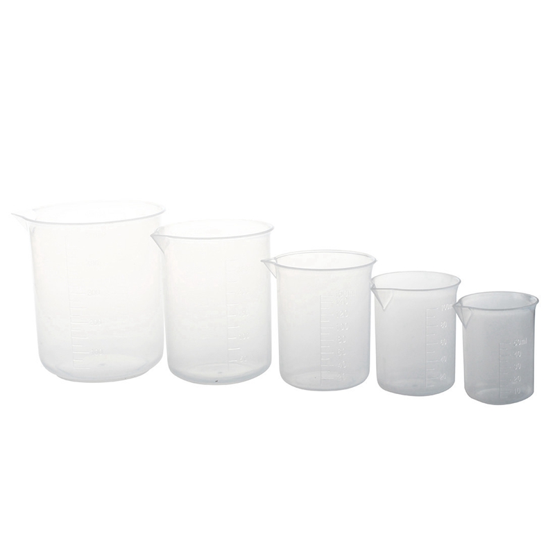 50 100 / 150 250 500ml Transparent plastic beakers... – Grandado