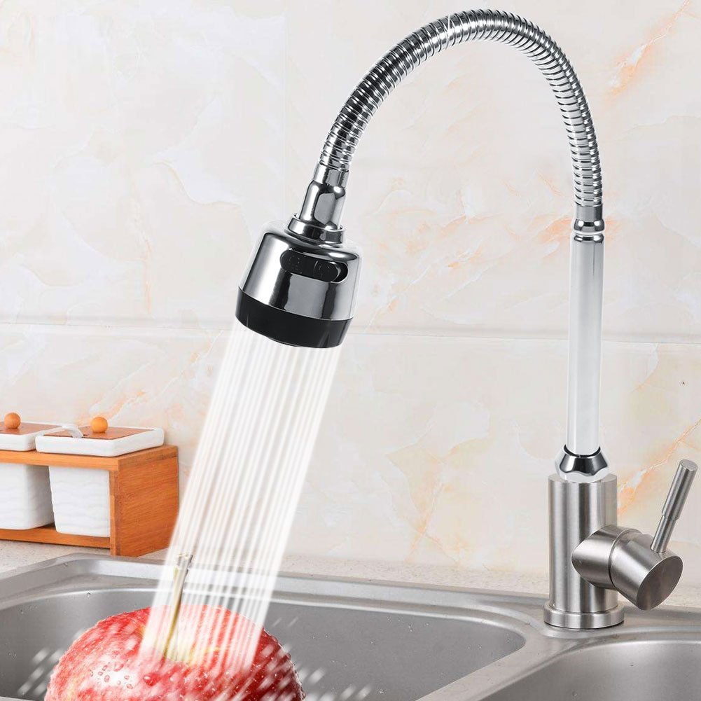360 adjustable Kitchen Faucet Sprayer Stainless St... – Grandado