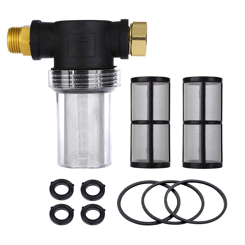 Garden Hose Filter for Pressure Washer Inlet Water, Inline Filter for ...