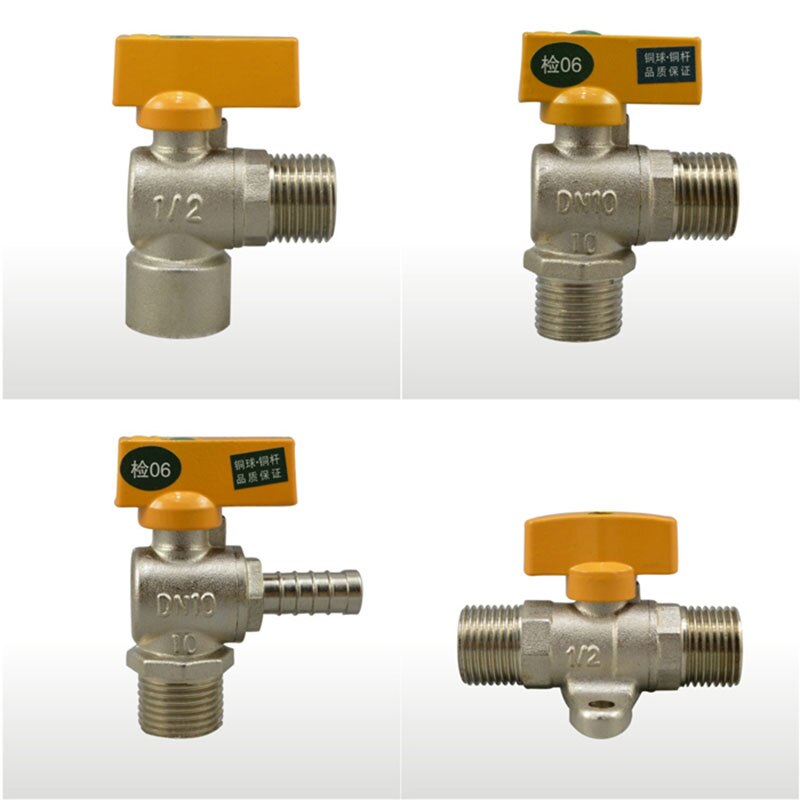 Brass gas valve 2 way valve Pagoda tube joint fitt... – Grandado