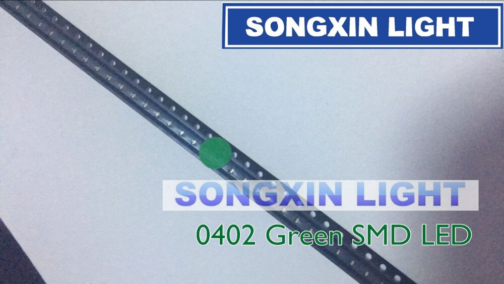 50 stuks 0402 1005 SMD LED Chip Groene Oppervlak M... – Vicedeal