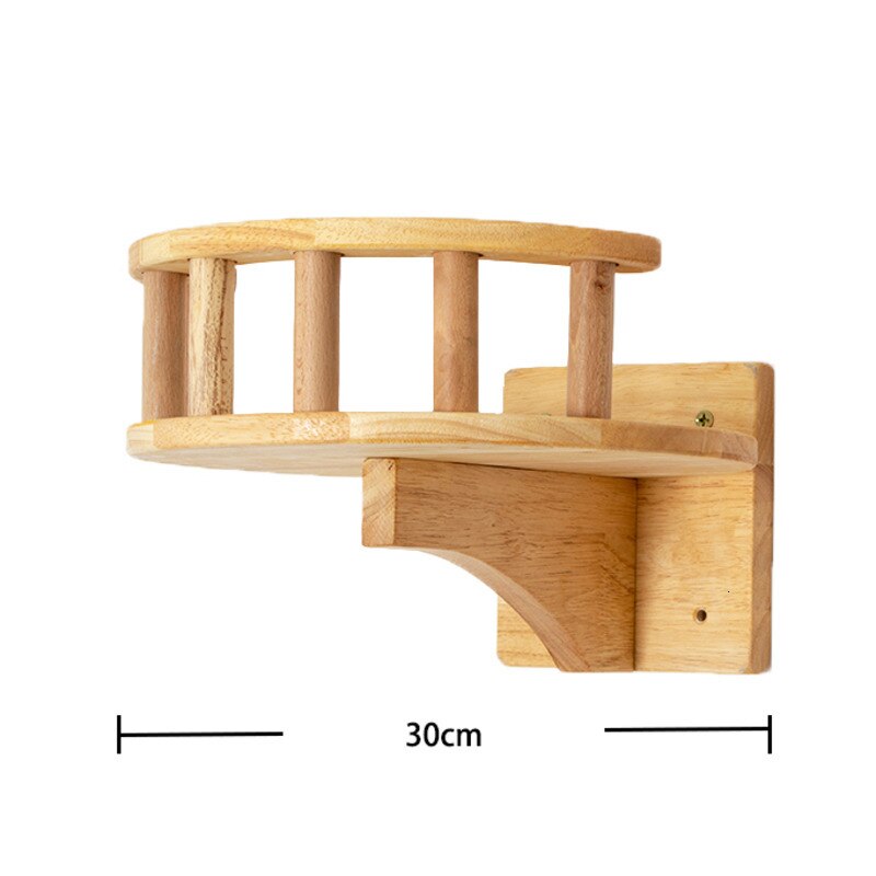 Cat Wooden Jumping Frame Wall-mounted Climbing Pla... – Grandado