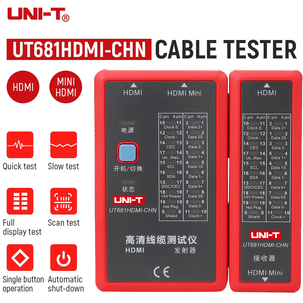 UNI-T UT681HDMI-CHN Cable Tester Breakpoint Test N... – Grandado