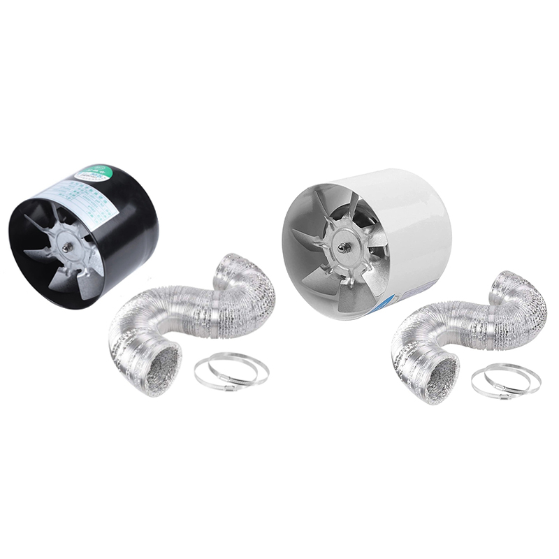 4 Inch Inline Duct Fan Air Ventilator Metal Pipe V... – Vicedeal