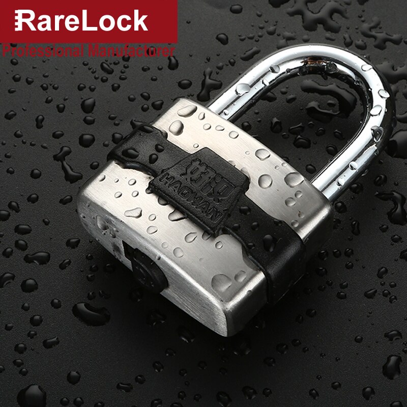 Stainless Steel Padlock Waterproof Lock 60mm Large... – Vicedeal