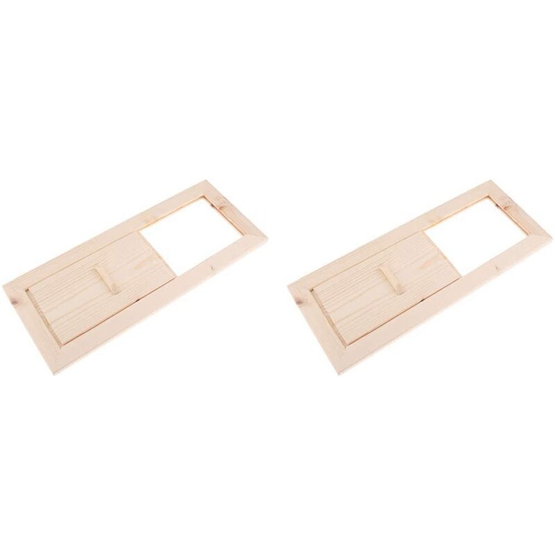 2 Pieces of Multifunctional Cedar Retractable Vent... – Vicedeal