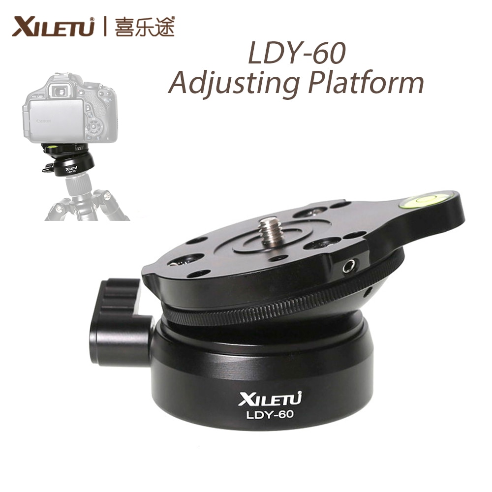 XILETU LDY-60 Tripod Head Leveling Base Level Hori... – Grandado