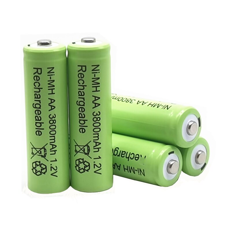 Rechargeable battery AA Battery 1.2V 3800mAh pre-c... – Grandado