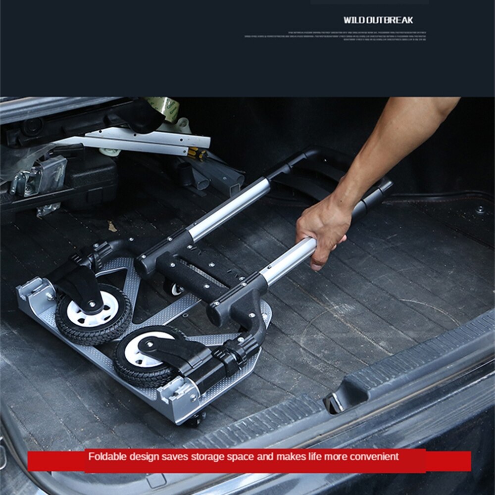 B-LIFE Folding Hand Truck Dolly Heavy Duty 2-Wheel... – Vicedeal