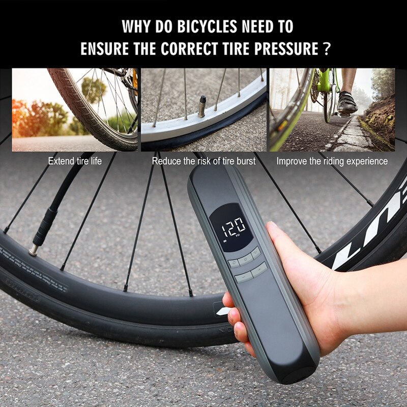 CYCPLUS 150PSI Electric Air Inflator Car Compresso... – Vicedeal