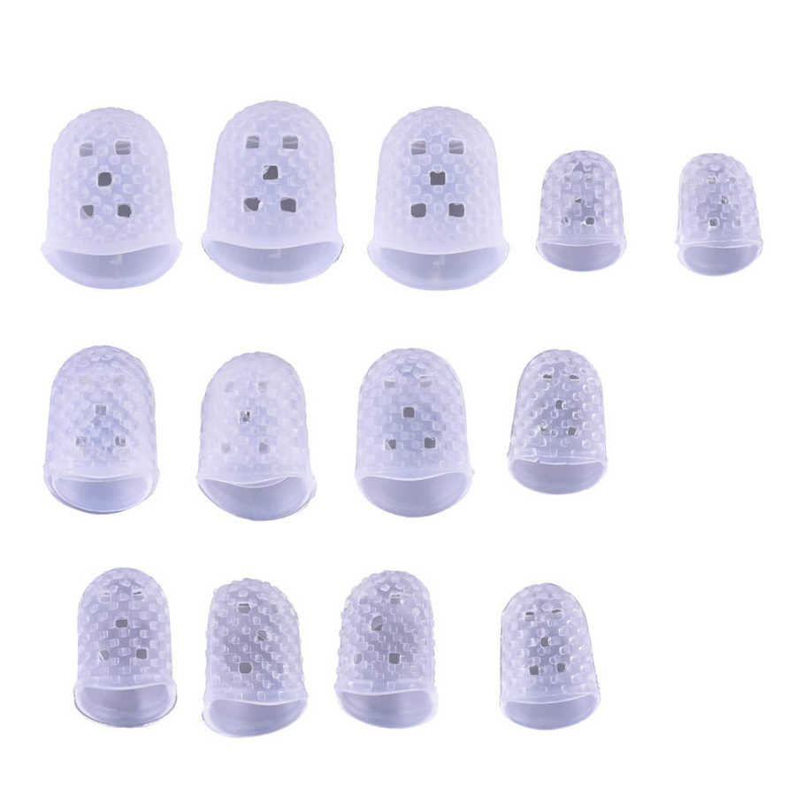 1Kit Silica Gel Fingertip Protectors Fingerstall G... – Vicedeal