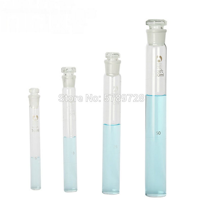 6pcs/lot Clear/brown glass colorimetric tube with ... – Grandado