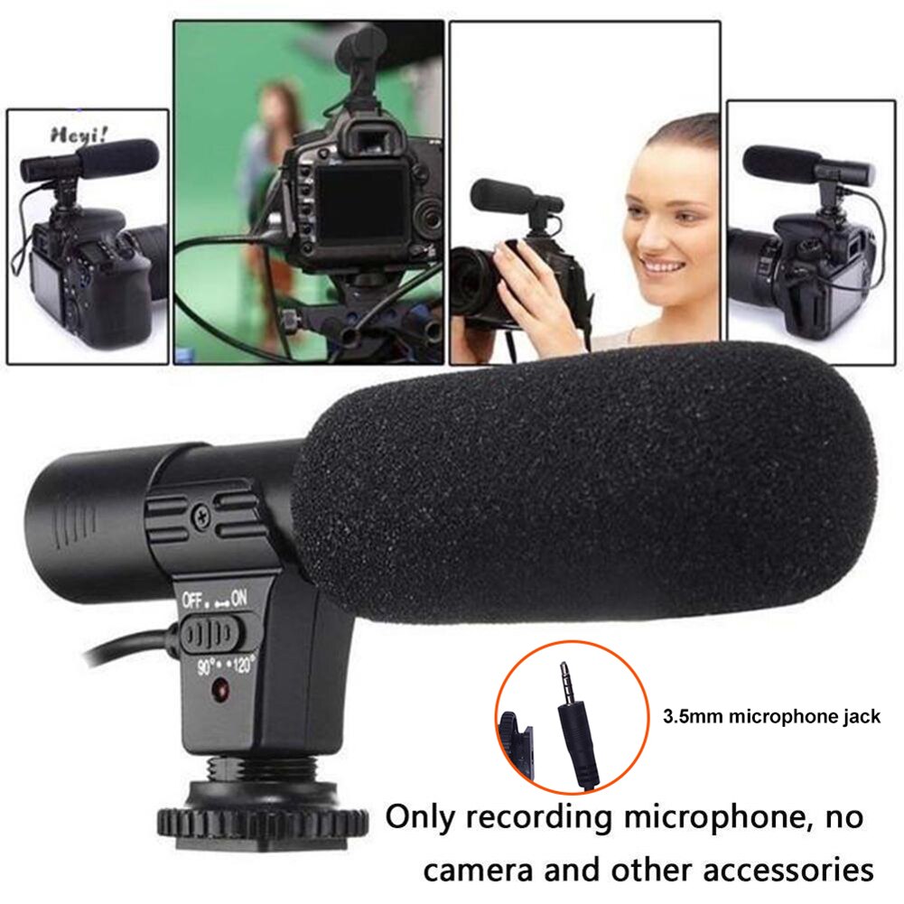 3.5mm Stereo Camera Microphone VLOG Photography In... – Grandado