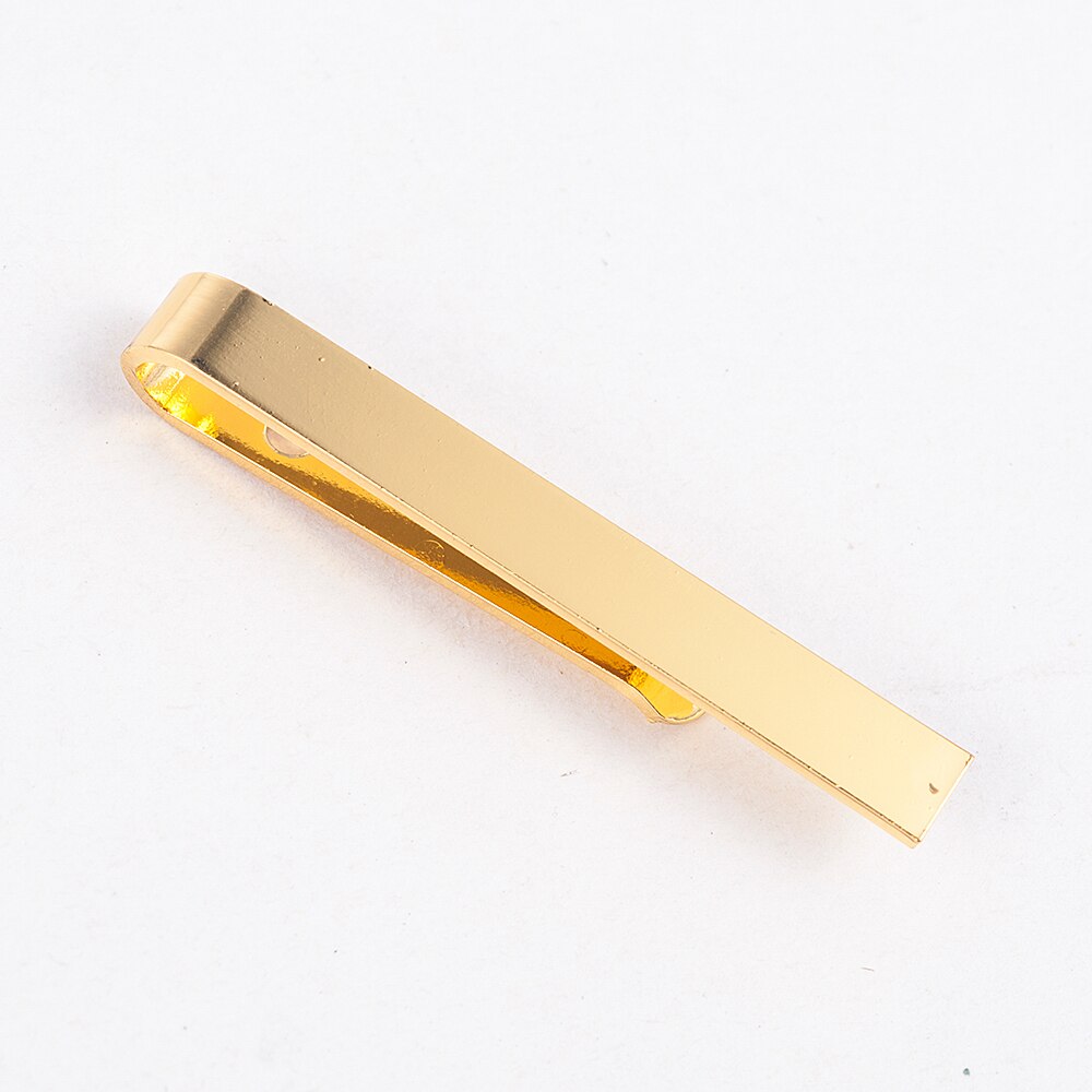 Mens Stainless Steel Tone Simple Necktie Tie Bar C... – Grandado